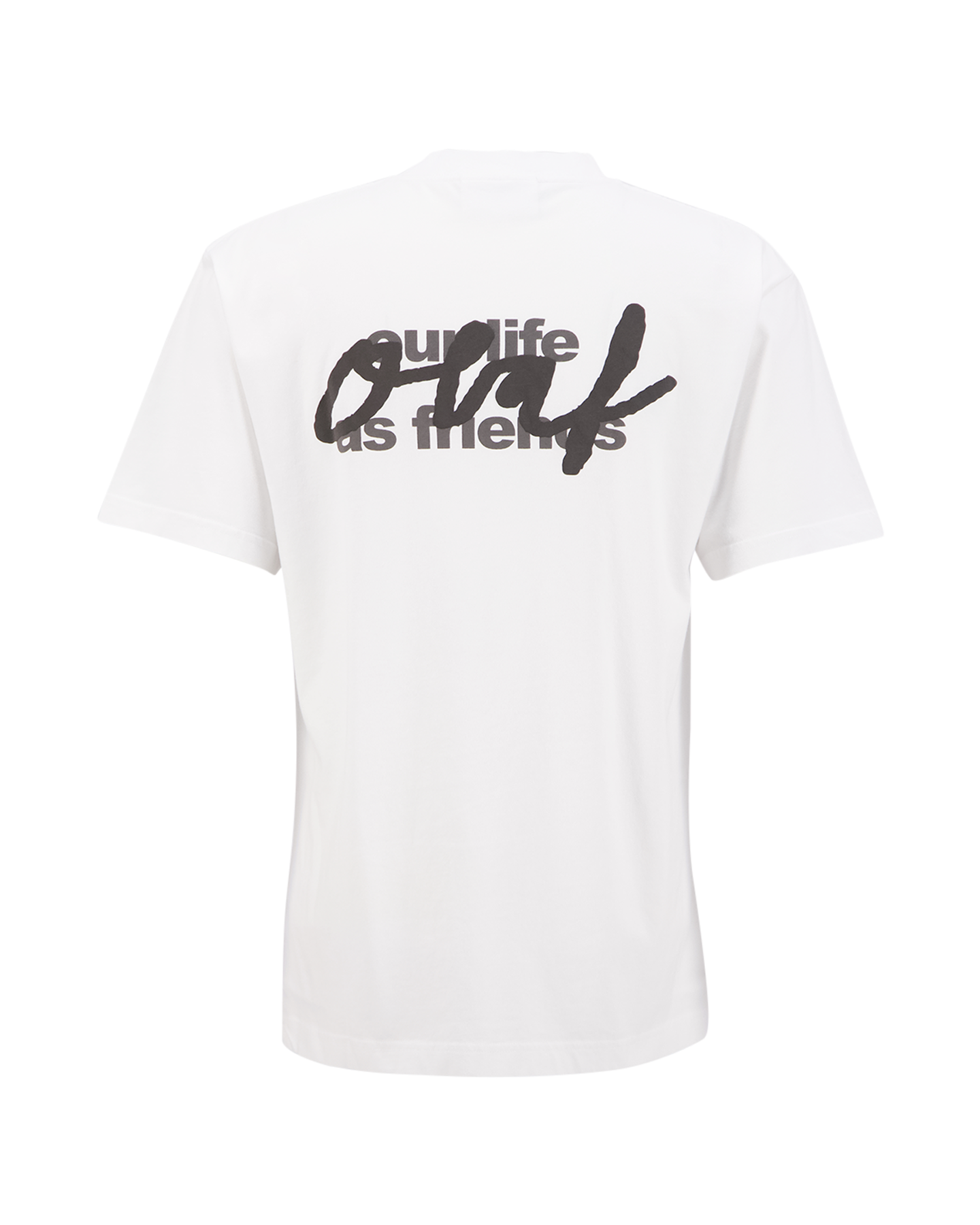 OLAF Script Graphic Tee Wit | Coef