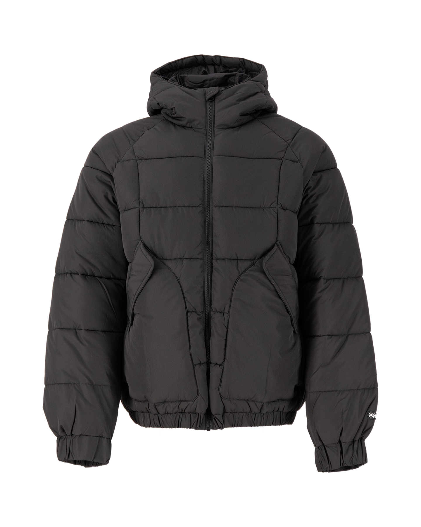 Arte Antwerp Joey Cuts Pufferjacket Black | Coef