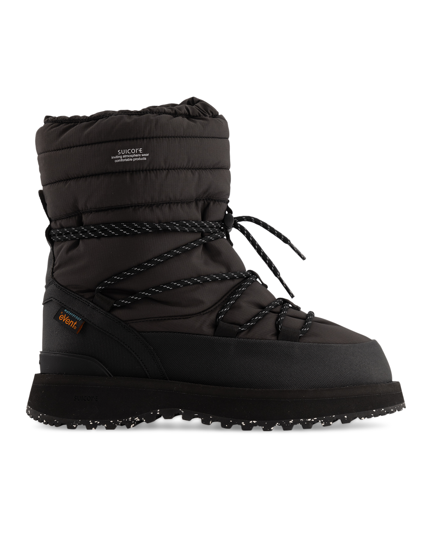 Suicoke BOWER-evab-HI-LACE Black | Coef