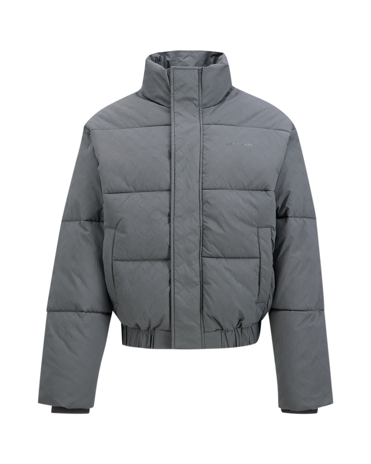Daily Paper Renako Monogram Puffer Jacket Grijs | Coef
