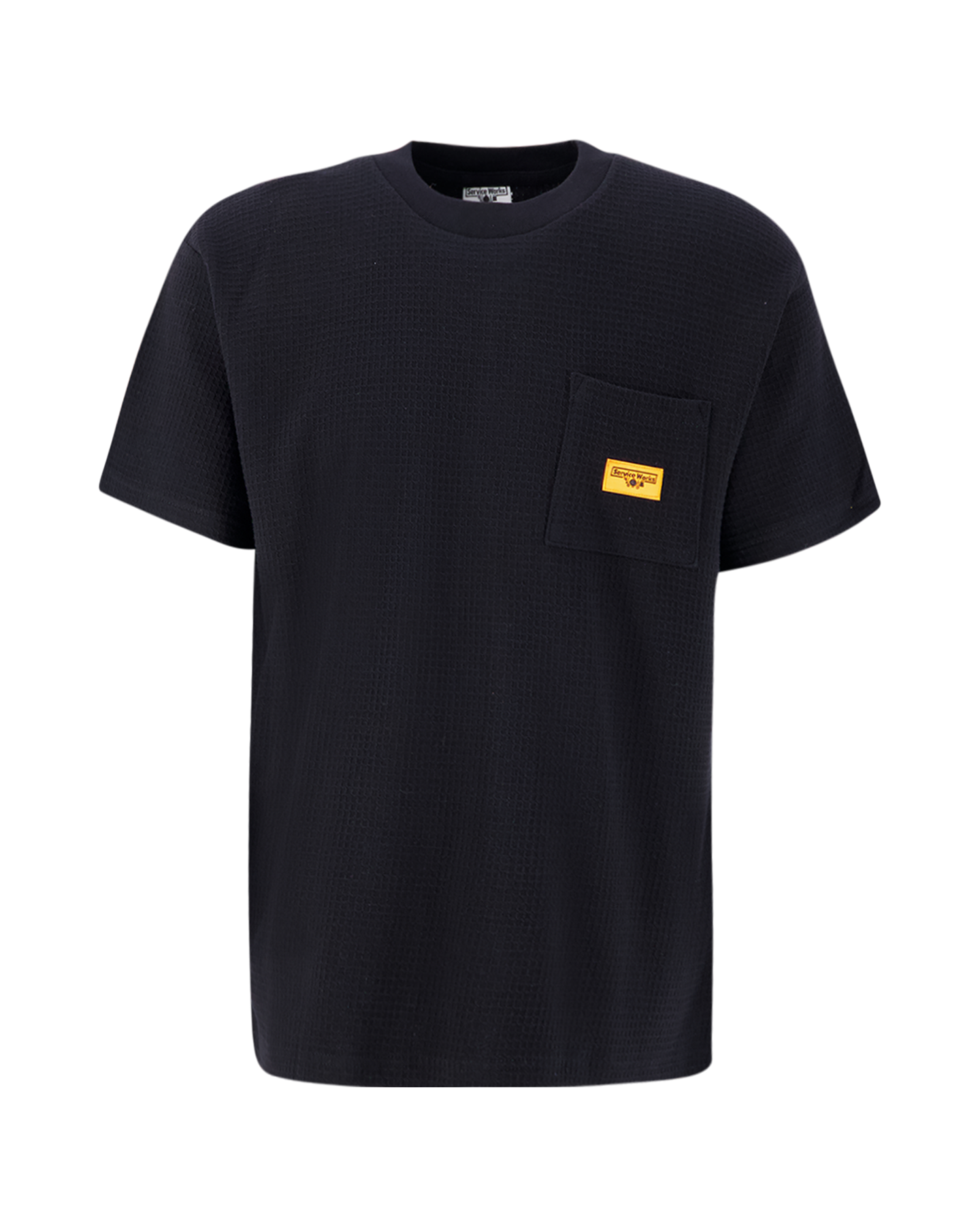 Service Works Waffle Pocket Tee Zwart | Coef
