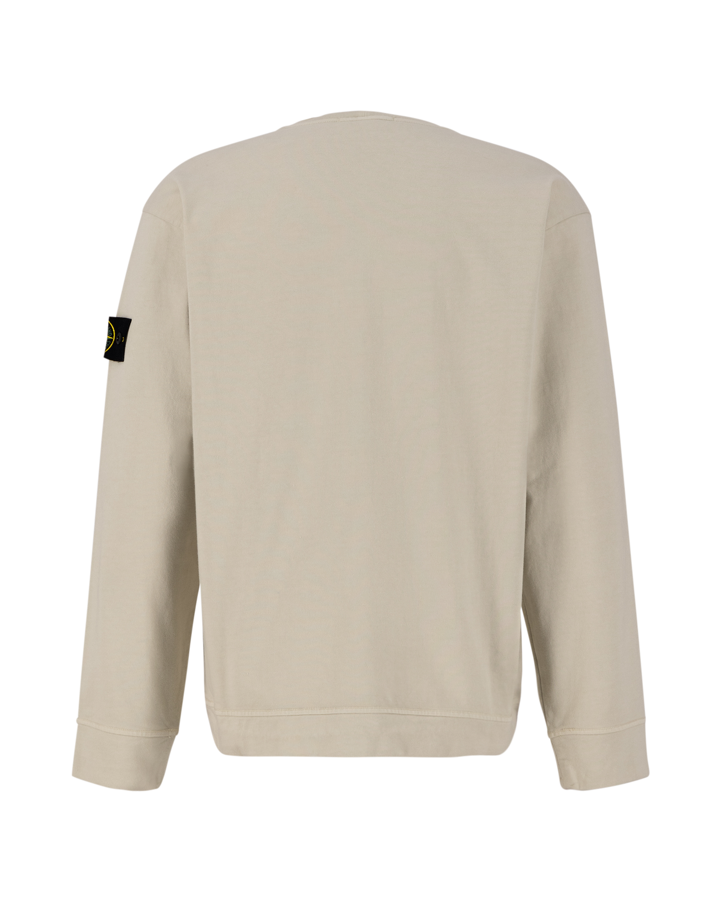 Stone Island 63750 Gauzed Cotton Jersey Crewneck Sweatshirt Beige | Coef